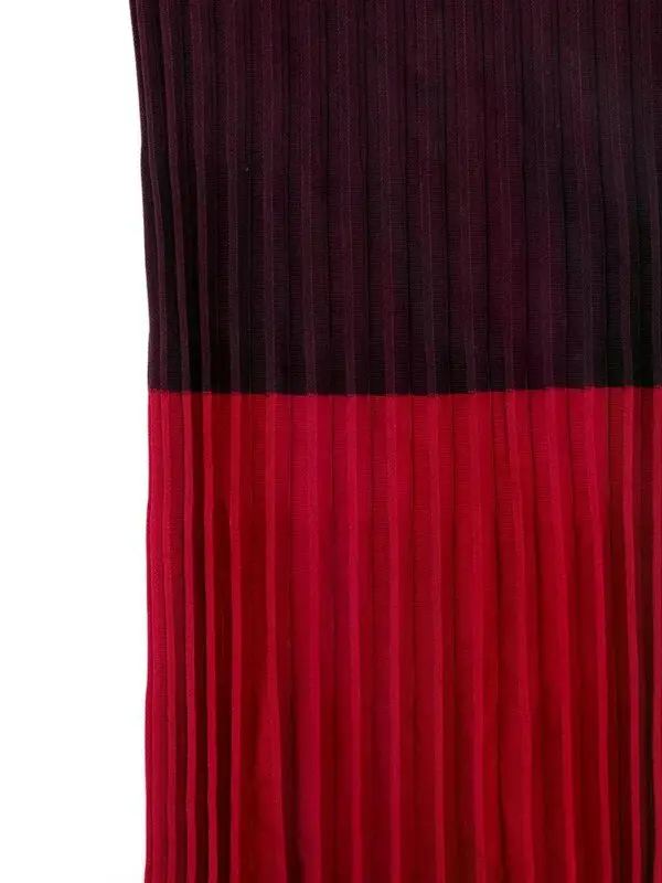 MRZ Pleated Ribbed Skirt