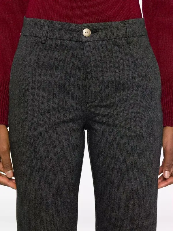 40WEFT Chevron Patterned Trousers