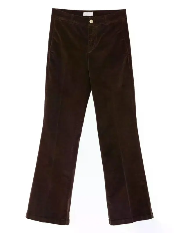 40WEFT Corduroy Straight Leg Trousers - Brown
