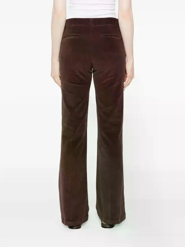 40WEFT Corduroy Straight Leg Trousers - Brown