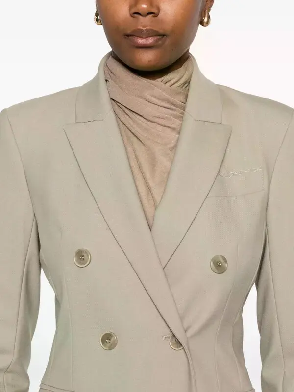 Patrizia Pepe Double-breasted Blazer - Neutrals