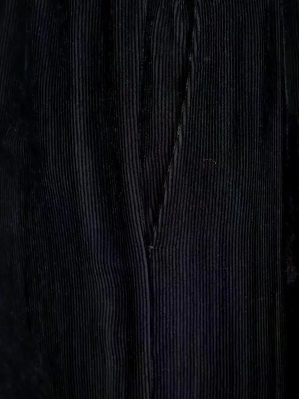 FORTE_FORTE Straight-leg Velvet Trousers