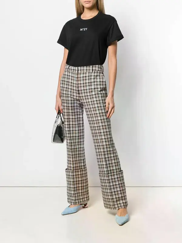 N°21 Oversized Logo Print T-shirt