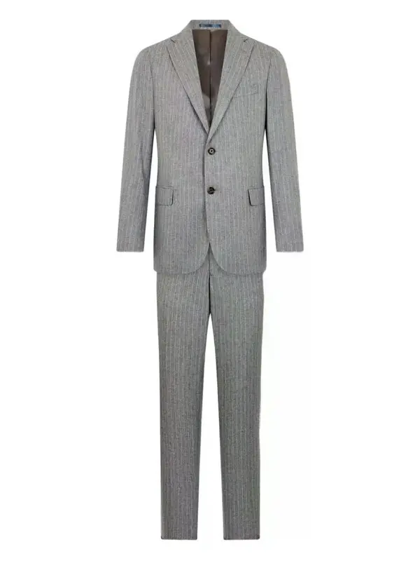 Brooks Brothers Stripe-pattern Wool Suit - Grey
