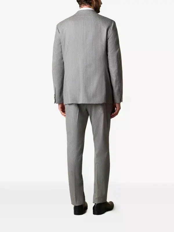 Brooks Brothers Stripe-pattern Wool Suit - Grey