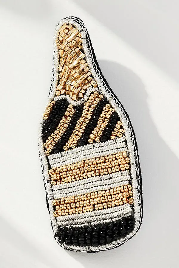 Anthropologie Beaded Brooch