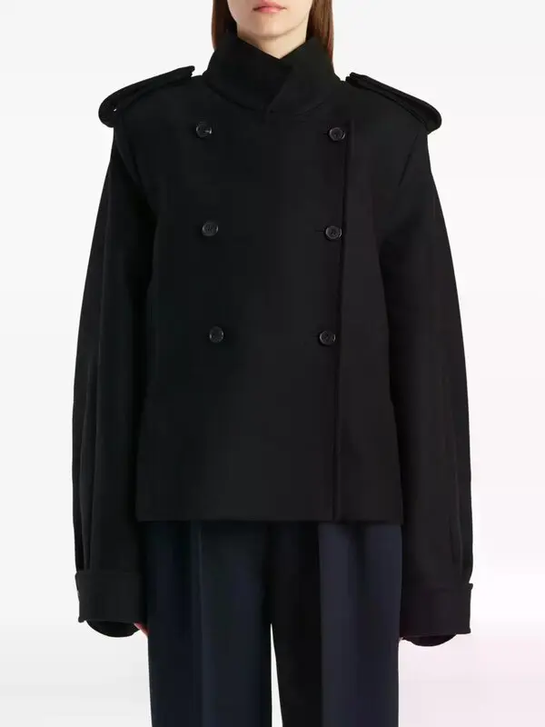 Khaite Double-breasted Epaulet Jacket