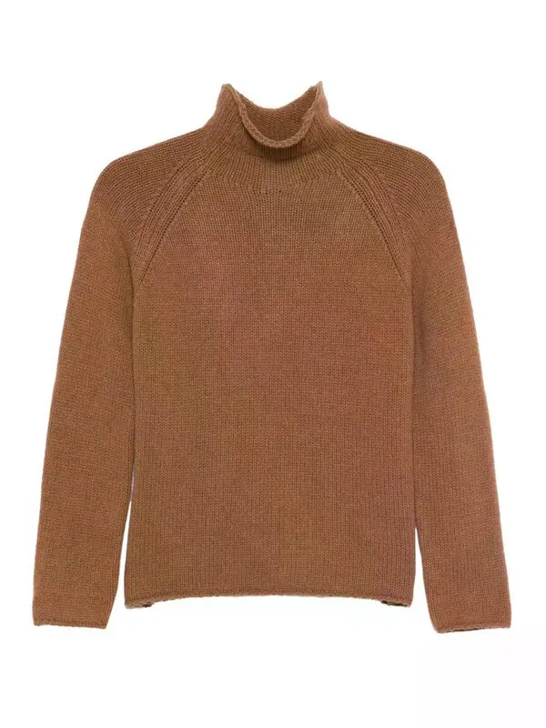 SCAGLIONE Mock-neck Raglan-sleeve Sweater