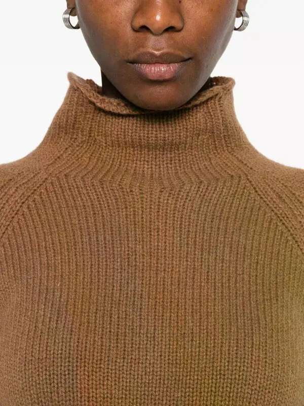 SCAGLIONE Mock-neck Raglan-sleeve Sweater