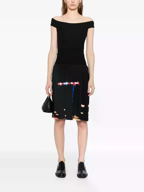 AGNÈS B. Printed Straight Skirt