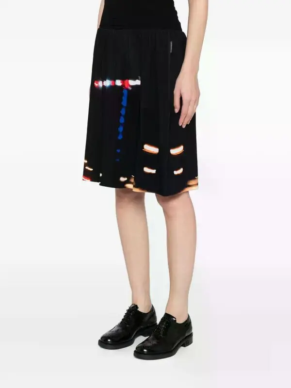 AGNÈS B. Printed Straight Skirt