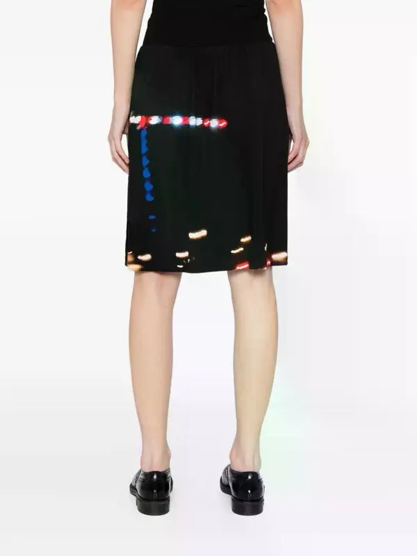 AGNÈS B. Printed Straight Skirt