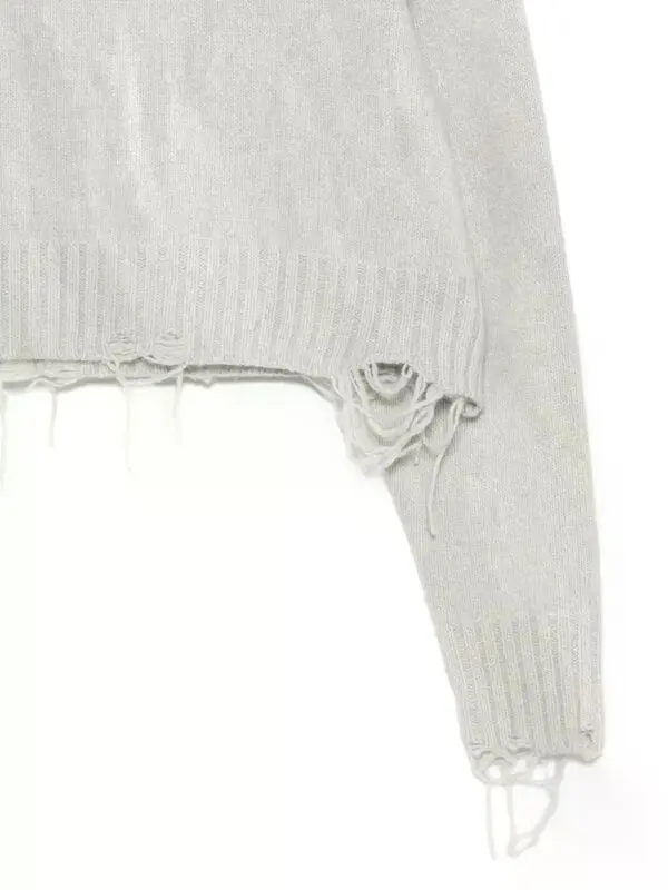 LOW CLASSIC Damaged Knitted Top