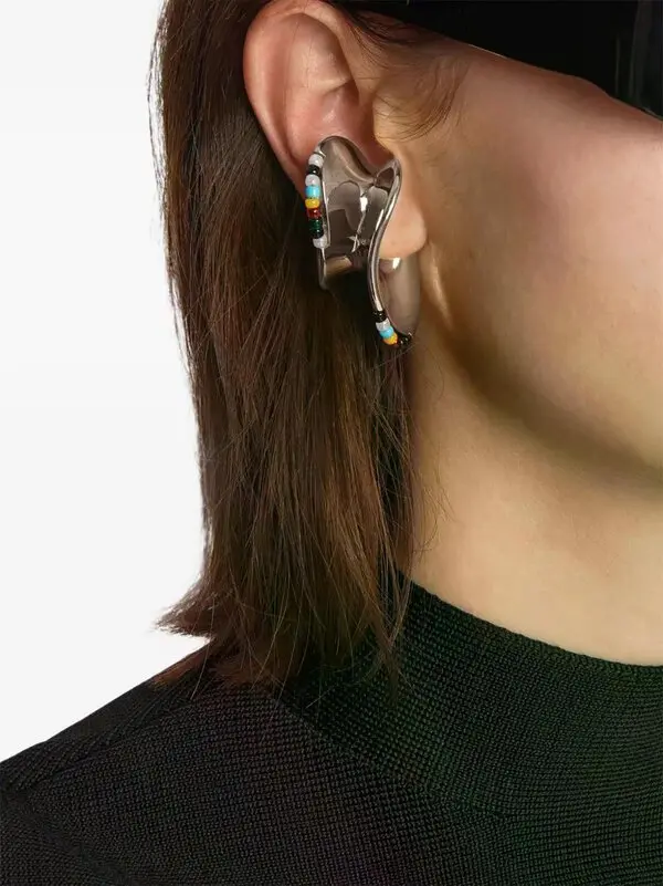 Khaite Shadow Ear Cuff - Silver