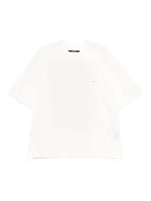 SONGZIO Knight-embroidered T-shirt - White