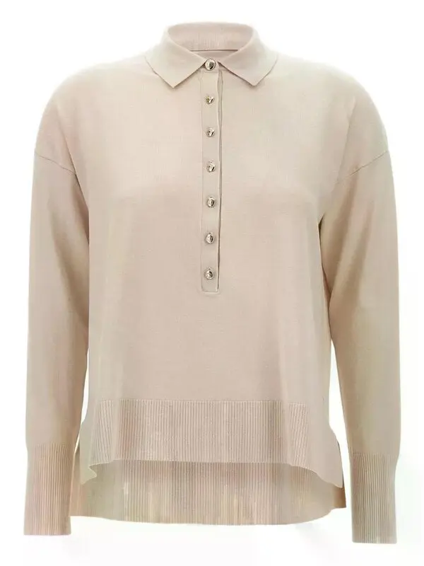 ELENA MIRO` Buttoned Polo Shirt