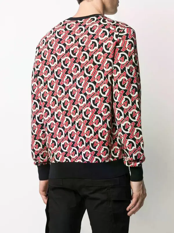 Moncler Jacquard-logo Crew Neck Jumper