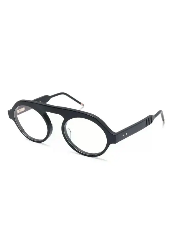 Thom Browne Rwb-stripe Sunglasses