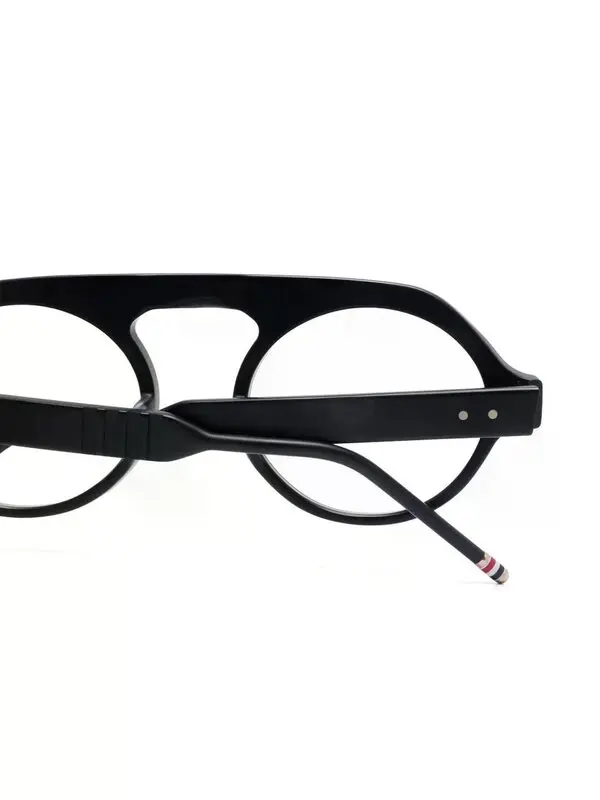 Thom Browne Rwb-stripe Sunglasses