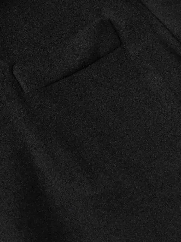 TOM FORD Oversized Shawl-collar Belted Wool And Silk-blend Felt Coat