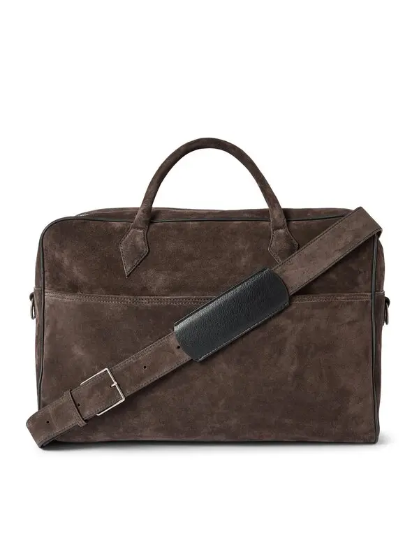 METIER Closer Two Day Suede Holdall - Brown