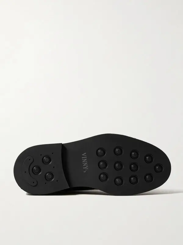 VINNY'S Officer Glossed-leather Boots