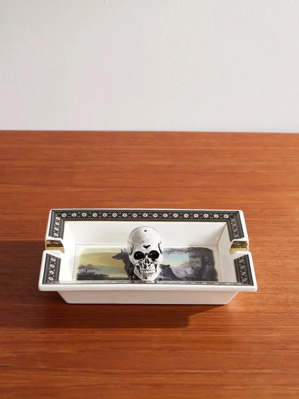 NEIGHBORHOOD Painted Ceramic Incense Tray - Black