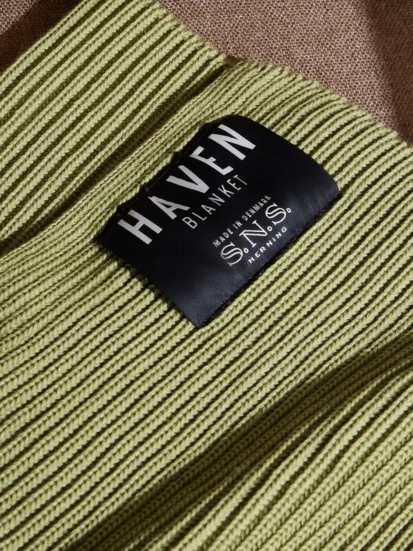 S.N.S. HERNING Haven Ribbed Virgin Wool Blanket
