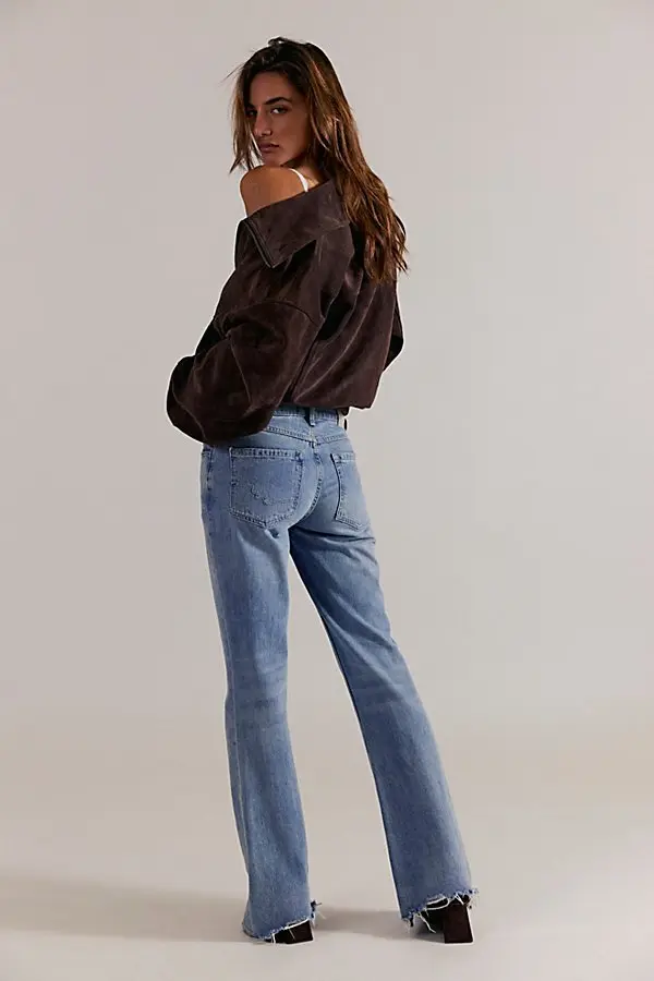 Free People We The Free West Coast Flare Jeans - Dodger