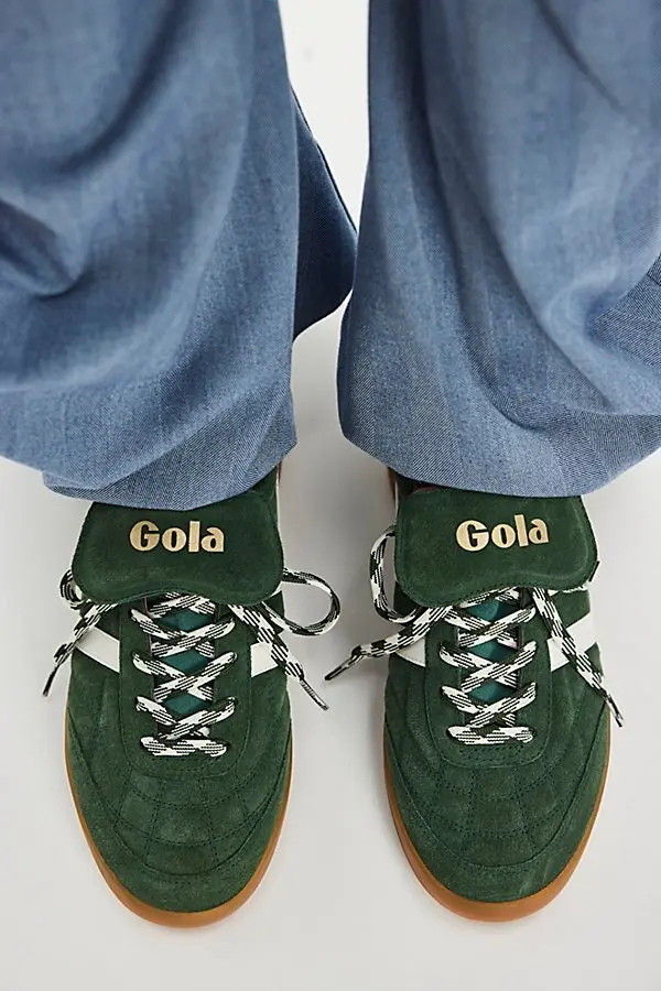 Gola Stadia '86 Sneakers - Evergreen/off White/coral