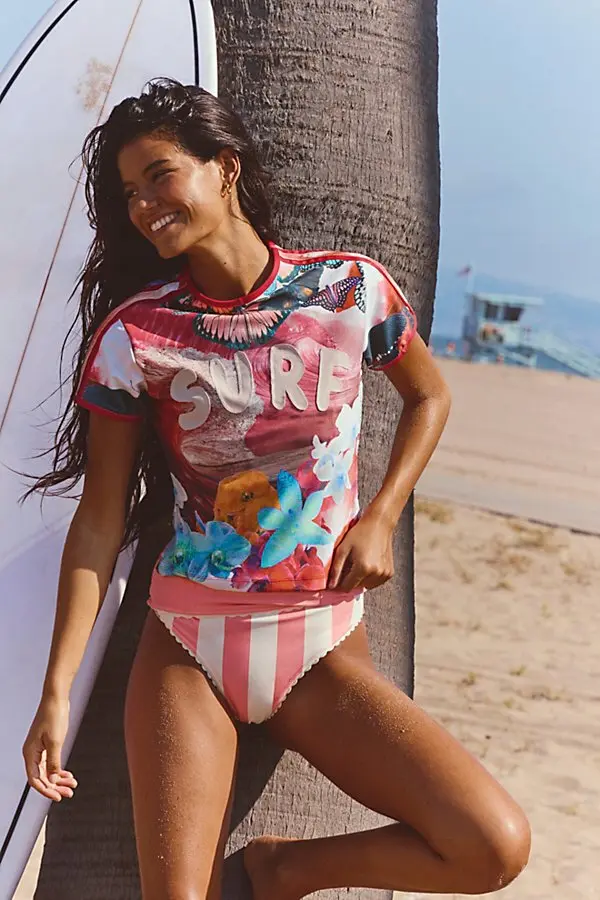 LOTTIE HALL I Don't Surf Rashguard