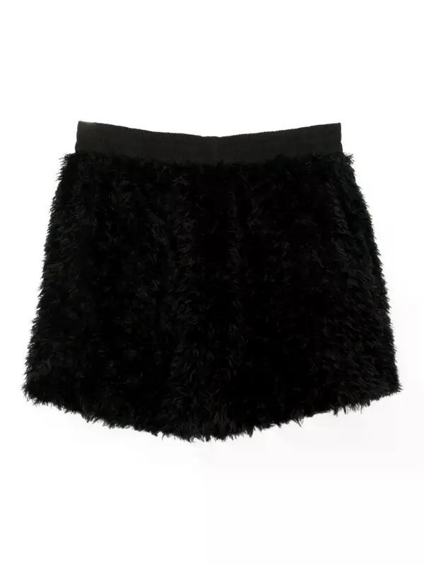 WALTER VAN BEIRENDONCK Pile-texture Shorts
