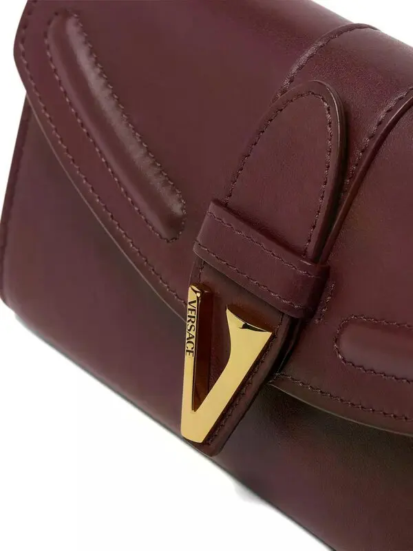 Versace V-logo Chain Strap Wallet