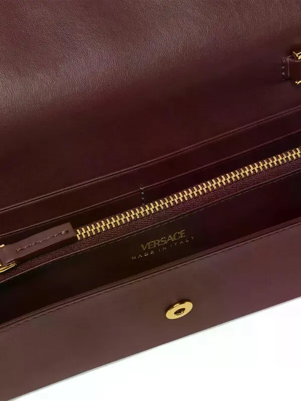 Versace V-logo Chain Strap Wallet