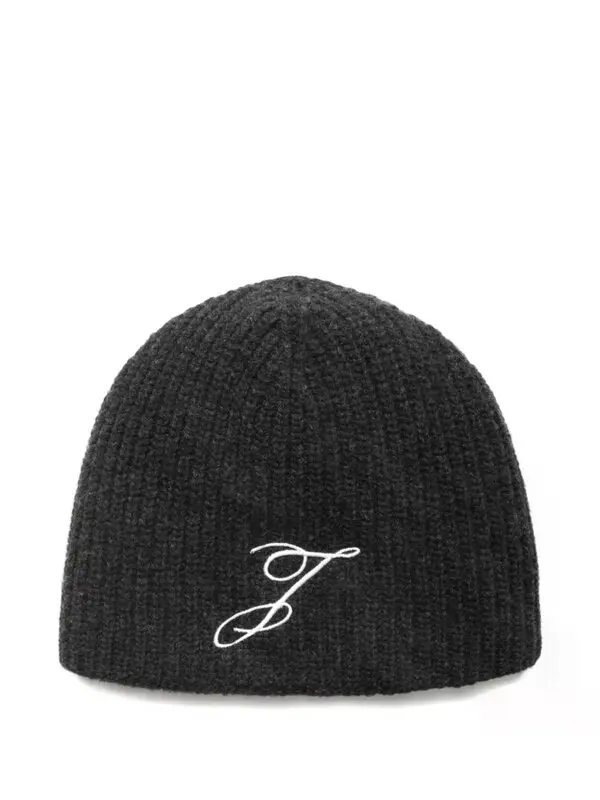 Jacquemus Merino Wool Beanie - Grey