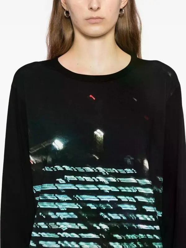 AGNÈS B. Printed Long Sleeve T-shirt
