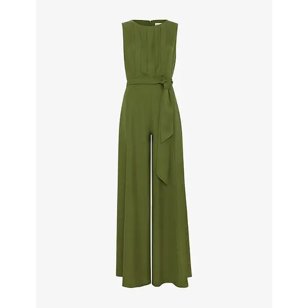 PHASE EIGHT Woven Wide-leg Jumpsuit - Green