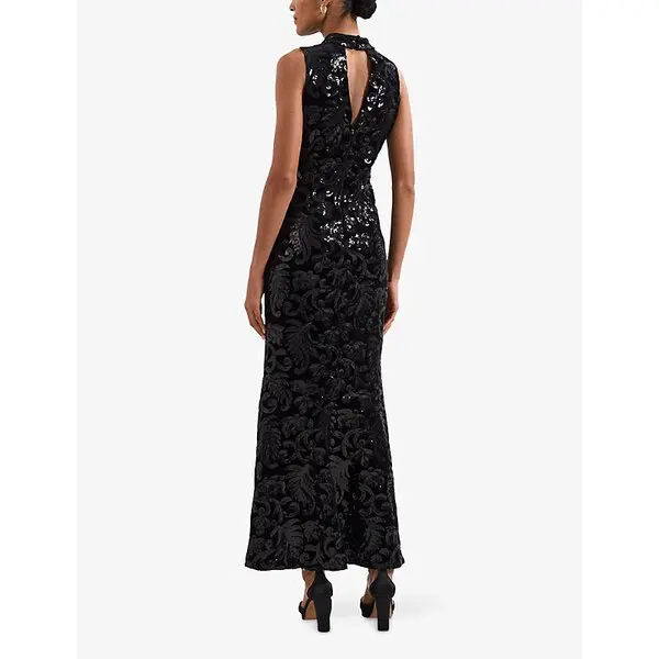 PHASE EIGHT Trudy Sequin Woven Midi Dress