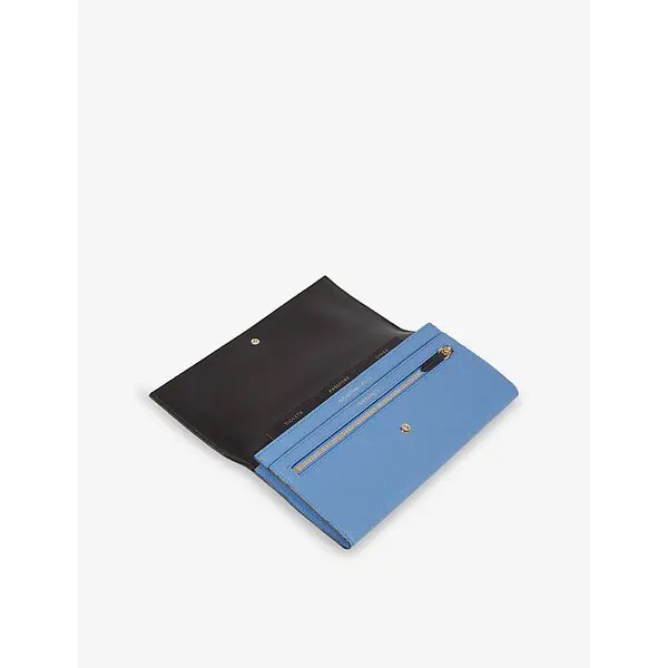 Smythson Panama Marshall Leather Travel Wallet