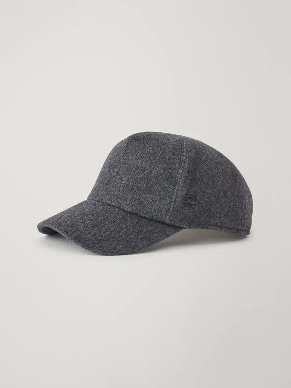 LISA YANG STORE Cashmere Baseball Cap - Melange