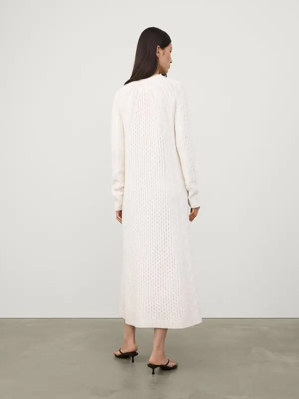 LISA YANG The Nyla Cashmere Dress - Cream