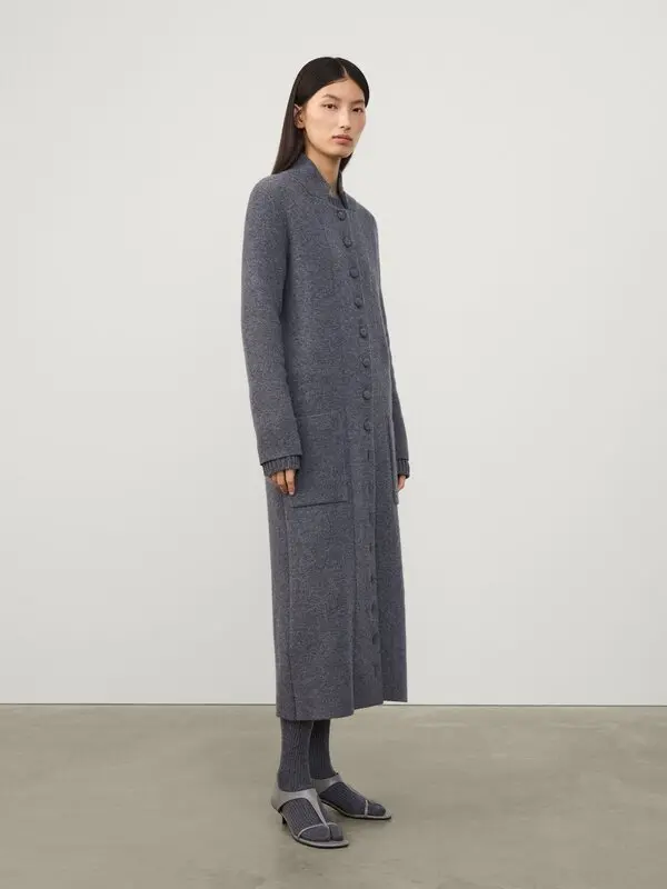 LISA YANG Rhea Cashmere Coat - Graphite