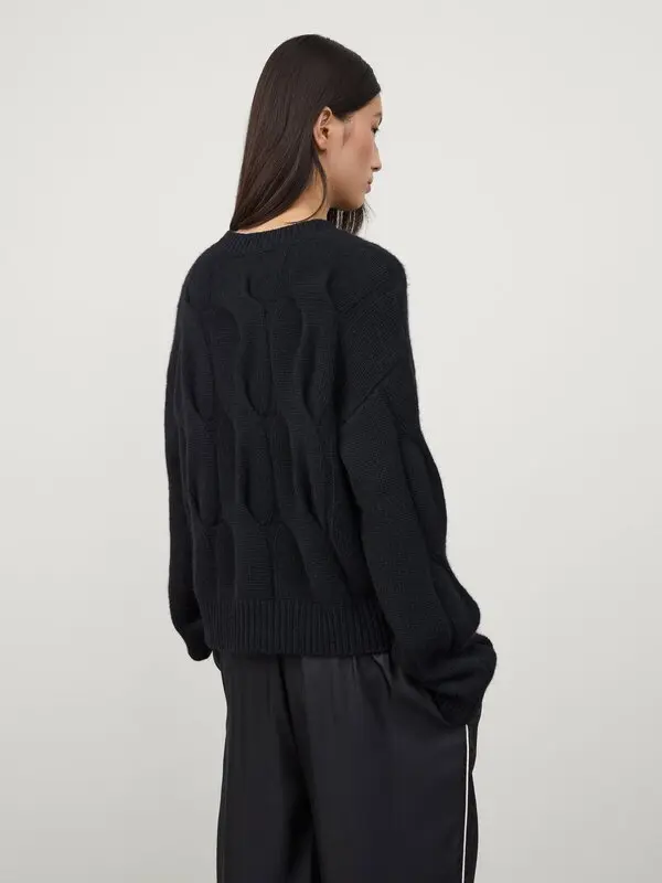 LISA YANG STORE Sammie Cashmere Sweater - Black