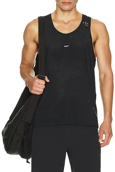 Satisfy Space-o Singlet - Black