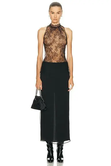 Alexander McQueen Halter Lace Top