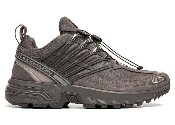 SALOMON Acs Pro Leather Sneakers - Castlerock/alloy