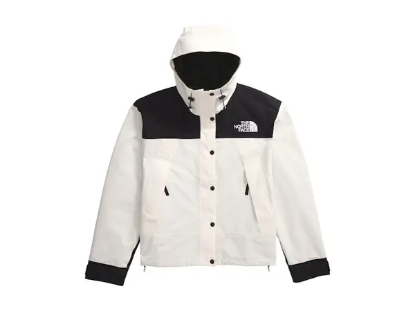 The North Face Dryvent Mono Mountain Short Jacket - White Dune/tnf Black
