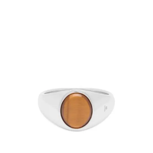 Tom Wood Kim Tiger Eye Ring - Silver