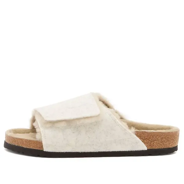 BIRKENSTOCK Solana Felt Shearling Crossover Sandals