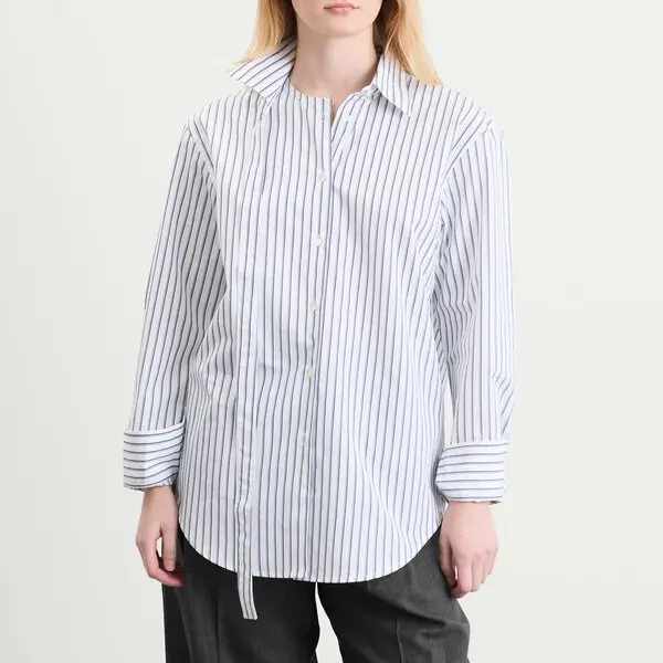 RÓHE Deconstructed Striped Shirt